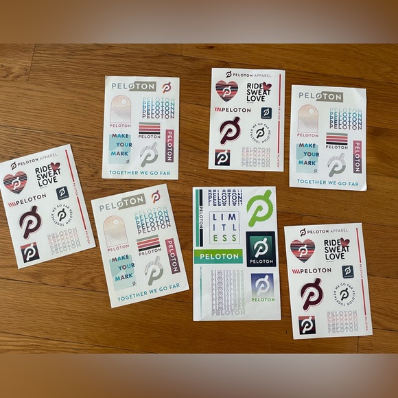 Peloton | Art | Bundle Of New Peloton Stickers 7 Pages Of Stickers More ...